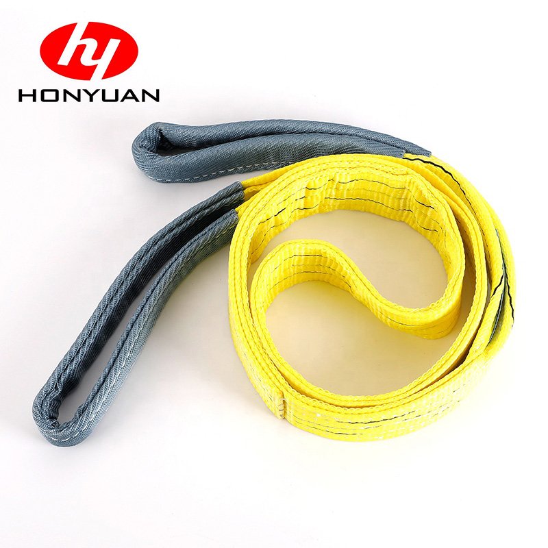 Yellow Polyester Webbing Slings