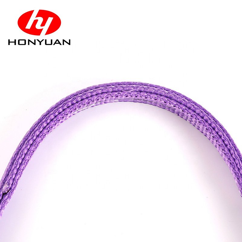 Purple Polyester Webbing Slings